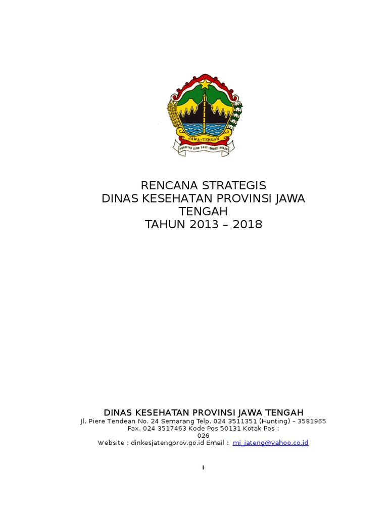 Renstra Dinkes Demak 2016 - 2021 | PDF