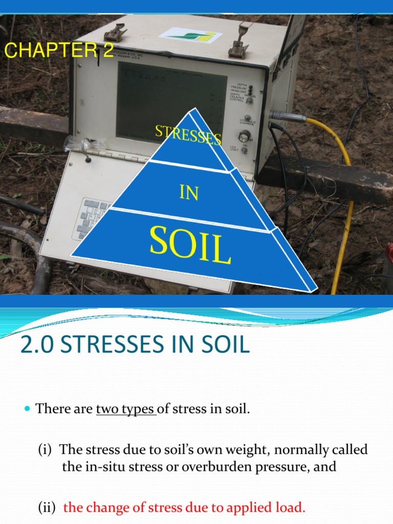 Stresses in Soil 161208 | Pressure | Stress (Mechanics)