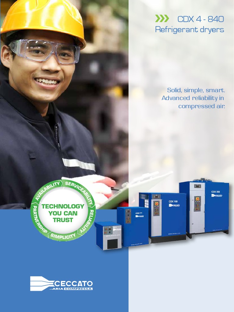 Ceccato Dryers | PDF | Clothes Dryer | Heat Exchanger