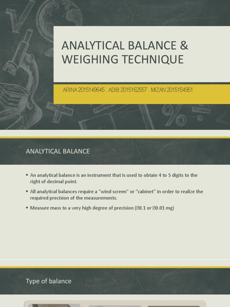 Top Pan Balance Usage and Techniques | PDF | Buoyancy | Weighing Scale