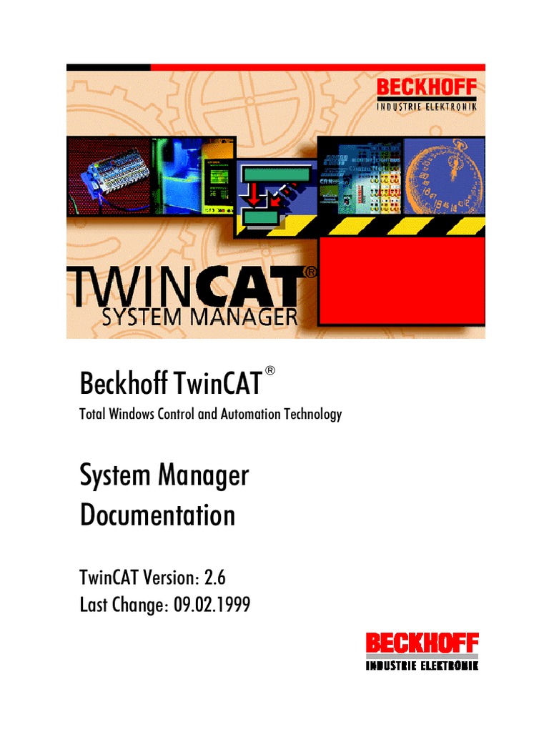 TwinCAT System Manager Manual | PDF | Input/Output | Menu (Computing)