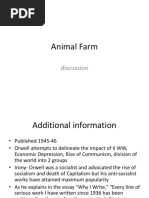 Animal Farm - Old Major Speech Analysis | PDF | Chicken