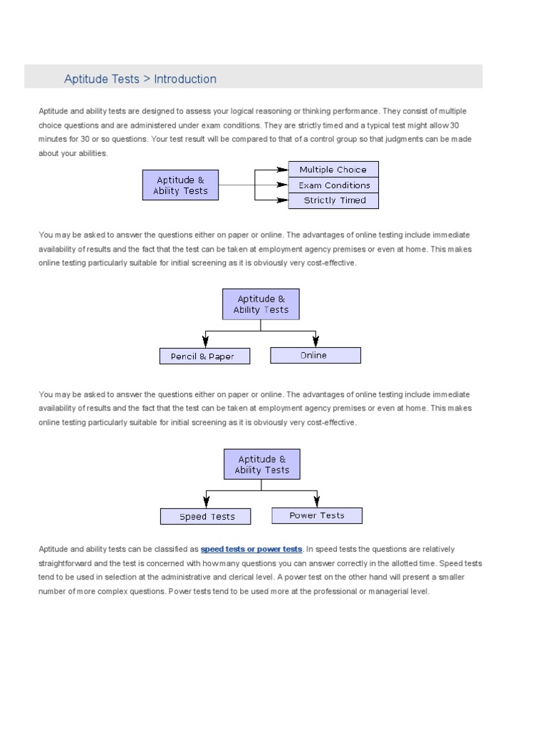 Interpreting Aptitude Test Results | PDF | Standard Score | Test ...
