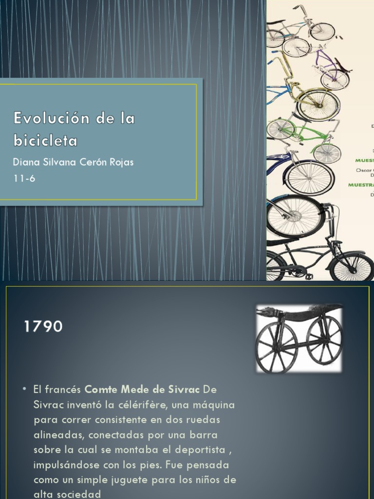Evolución de La Bicicleta | PDF | Neumático | Automóviles