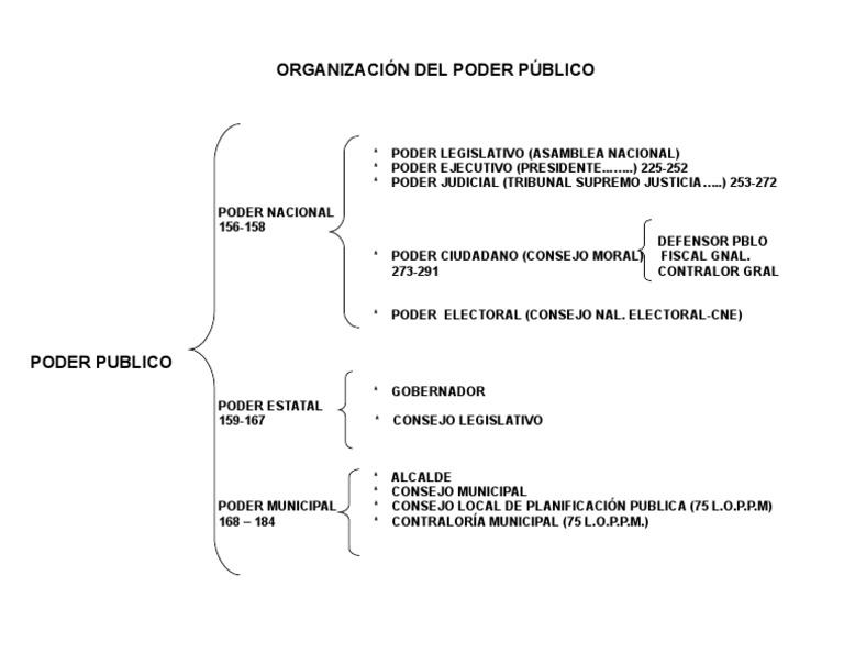 Esquema Del Poder Publico | PDF