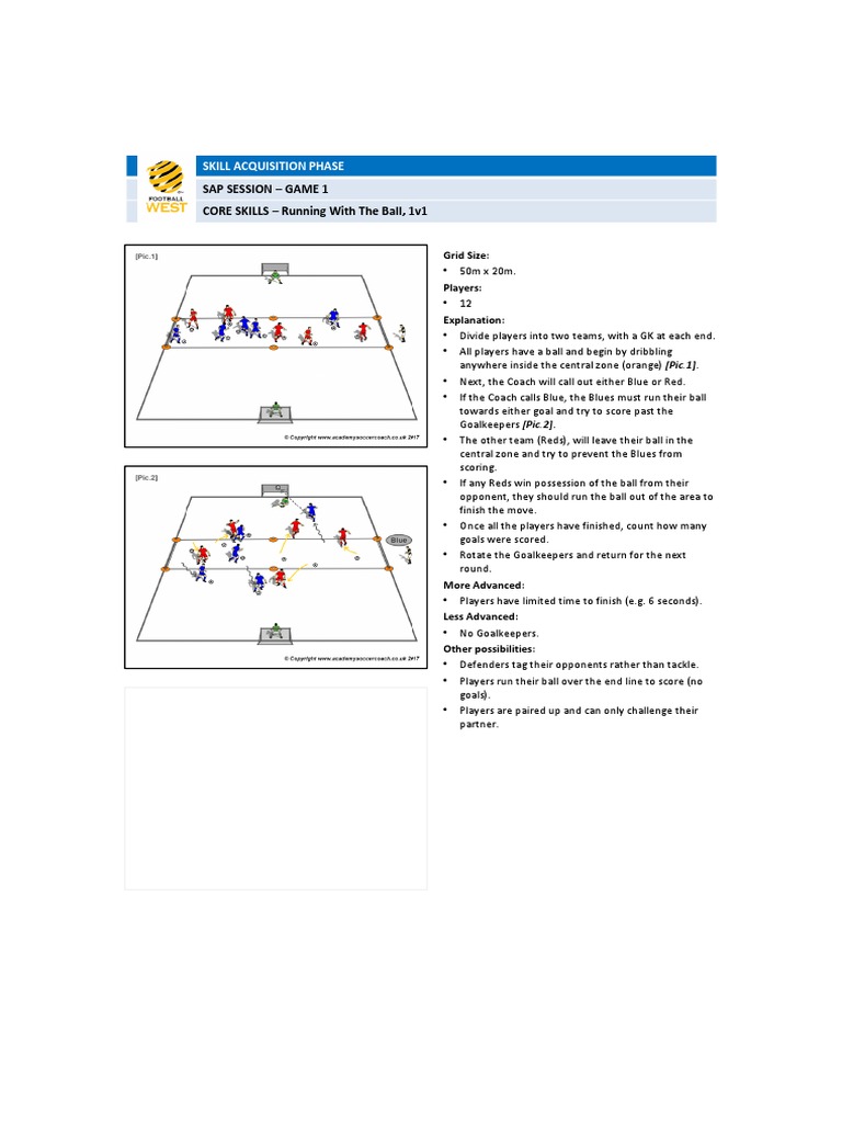 Soccer - Skill Practice | PDF | Rules | Athletic Sports