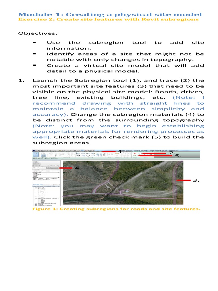 Create Site Features with Revit Subregions | PDF | Computing ...