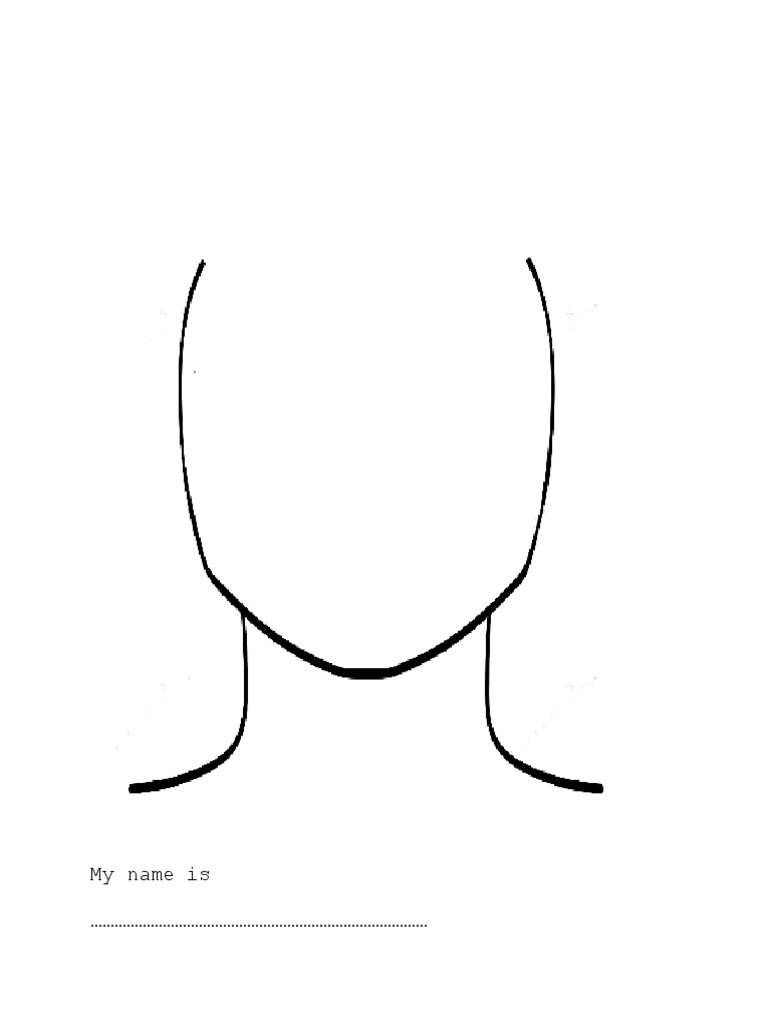 Face Worksheet Template | PDF