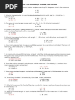 MATH LET REVIEWER 41 Plane and Solid Geometry | PDF | Triangle | Circle