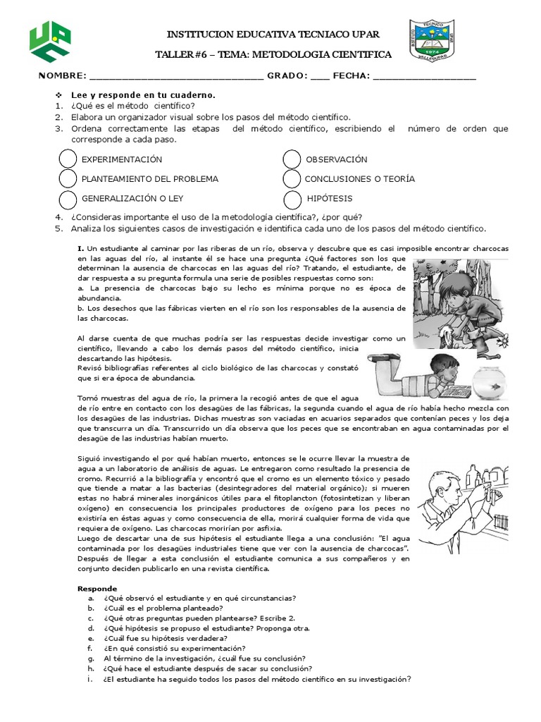 Actividades del Método Científico para Estudiantes | PDF | Método ...