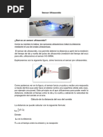 Informe de Sensor Ultrasonico | PDF | Sonido | Arduino