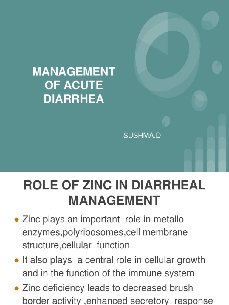 Management of Acute Diarrhea | Download Free PDF | Diarrhea | Gut Flora