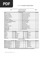 Form Ujikom - Department Housekeeping - Roomboy Room Inspection Check ...