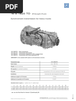 ZF Transmission 16 S 1620 TD ZF-Ecosplit Truck | PDF