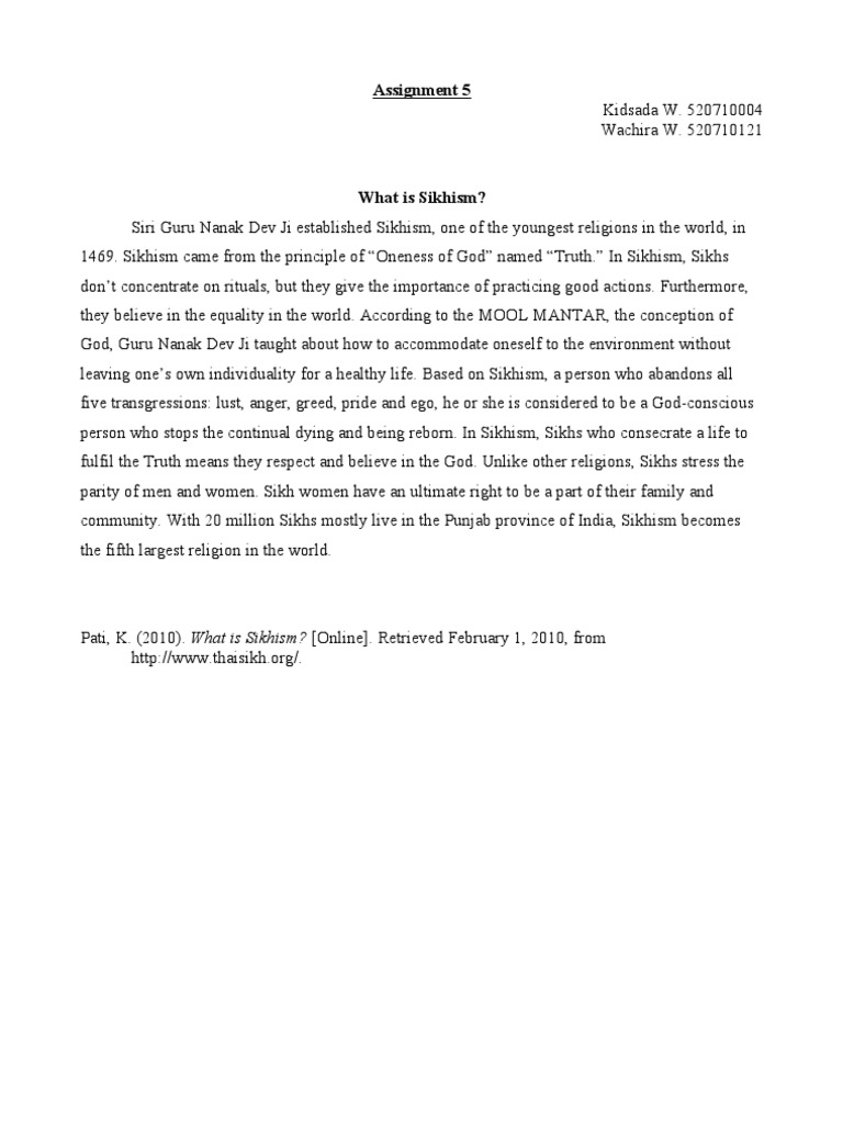 Understanding Sikhism: Core Beliefs | PDF