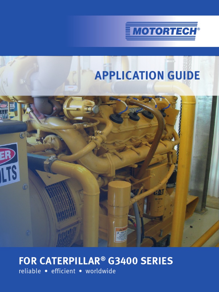 Application Guide For Caterpillar G3400 Series | PDF | Ignition System ...