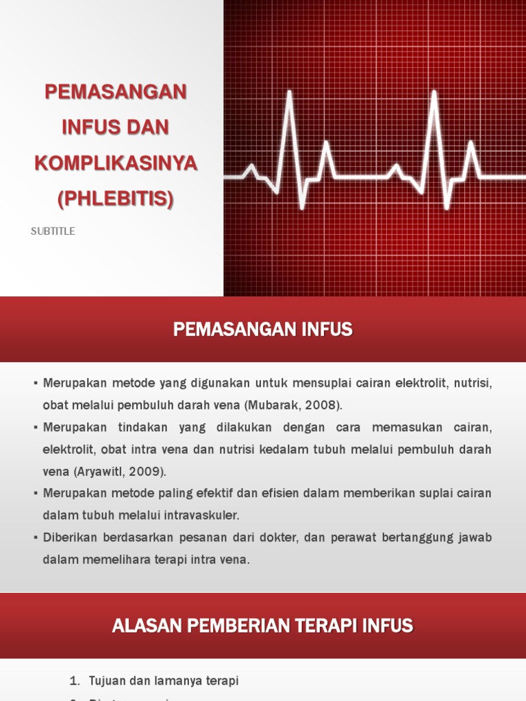 PHLEBITIS DAN KOMPLIKASI INFUS | PDF