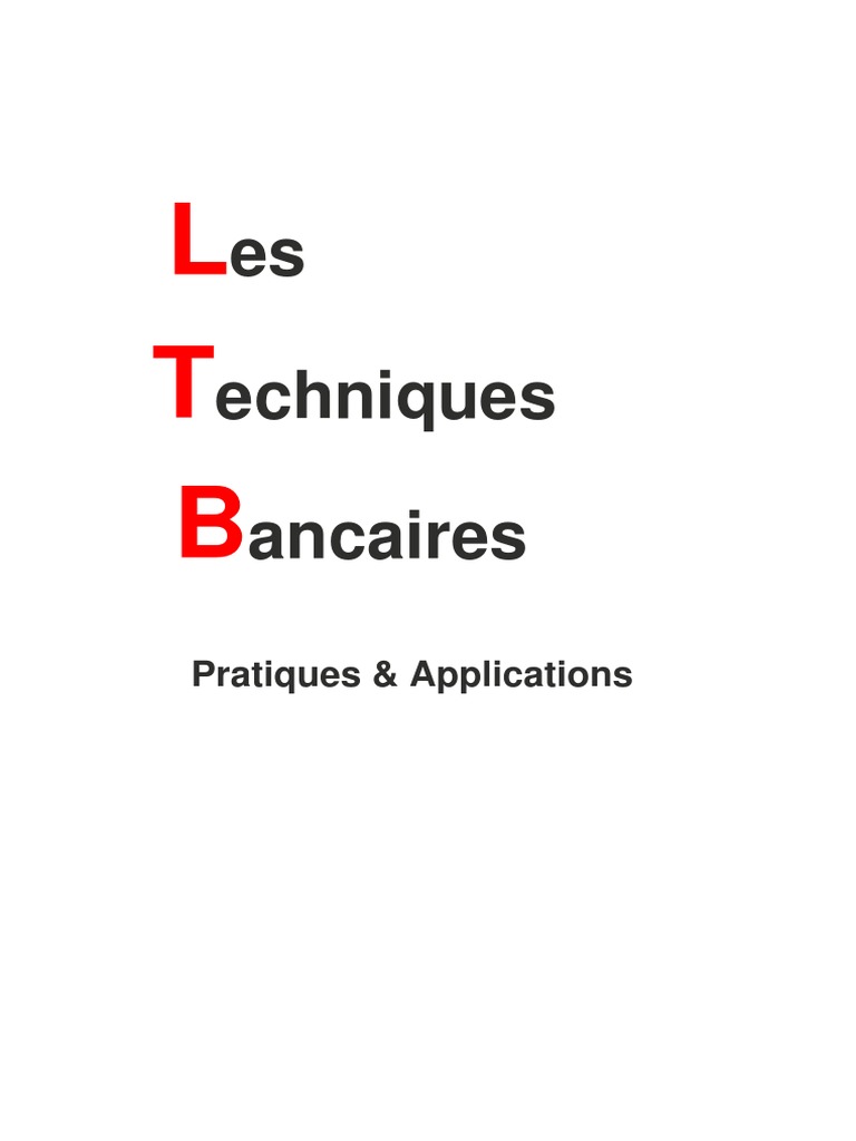 Les Techniques de Banque PDF | PDF | Chèque | Visa Inc.