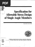 Design of Single Angles | PDF