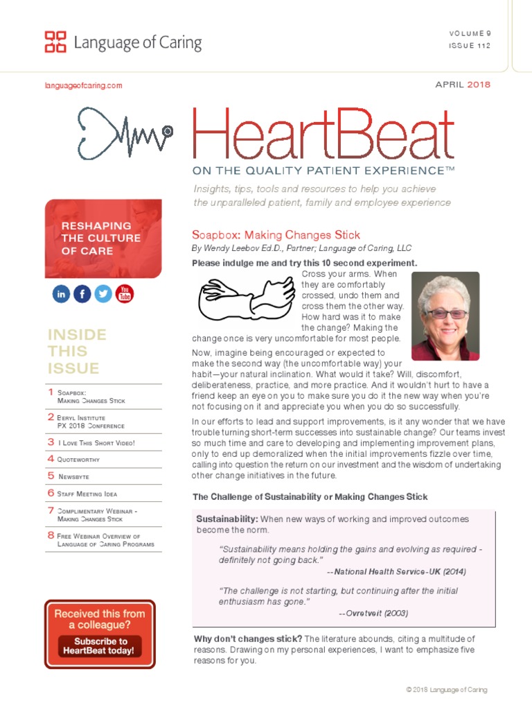 Making Changes Stick | PDF | Leadership | Behavior