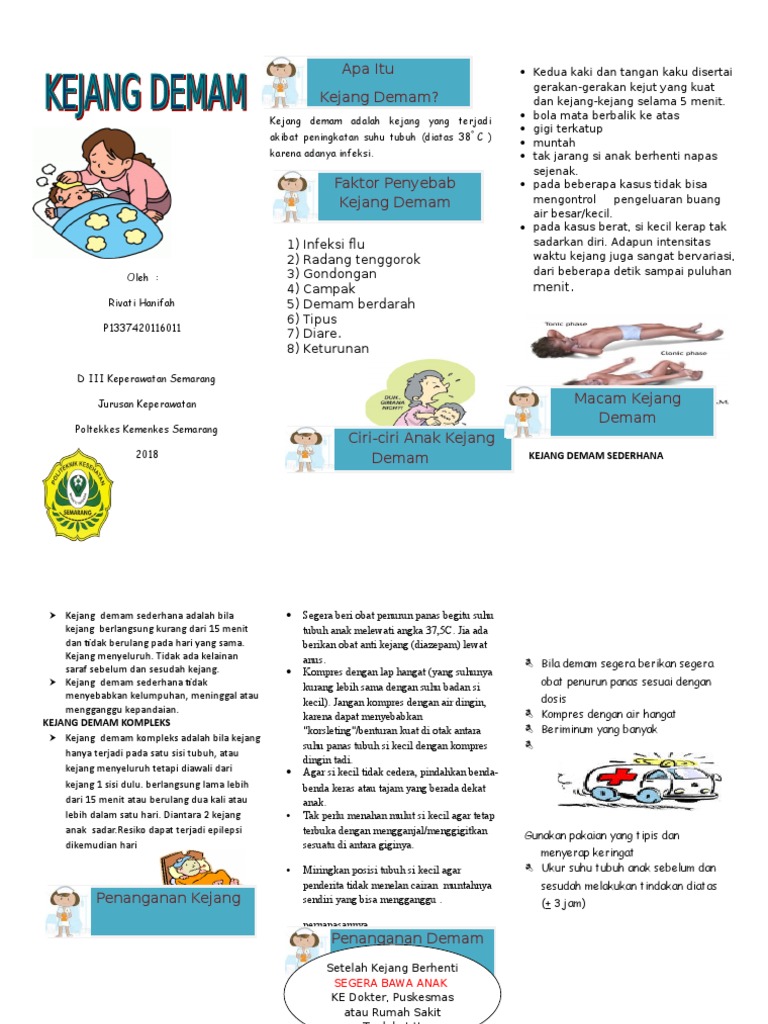 Leaflet Kejang Demam | PDF
