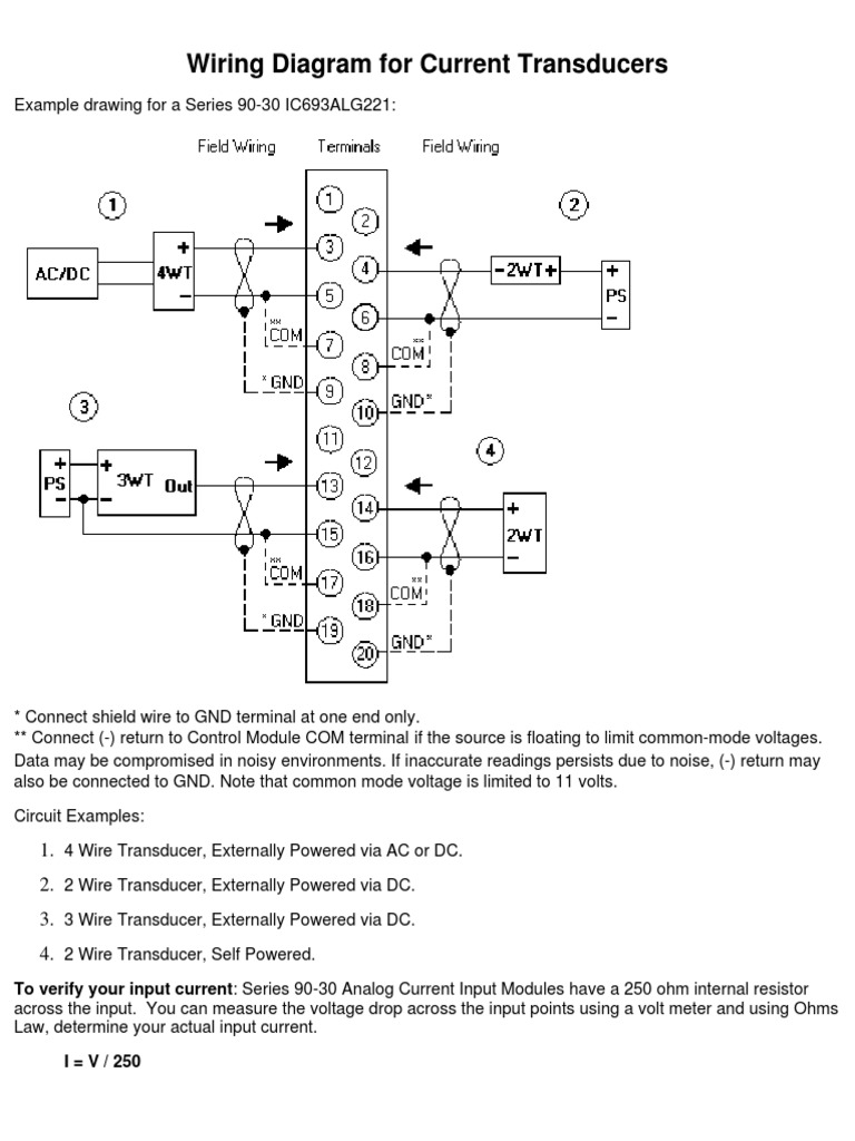 Wiring Diagram For Current TR | PDF