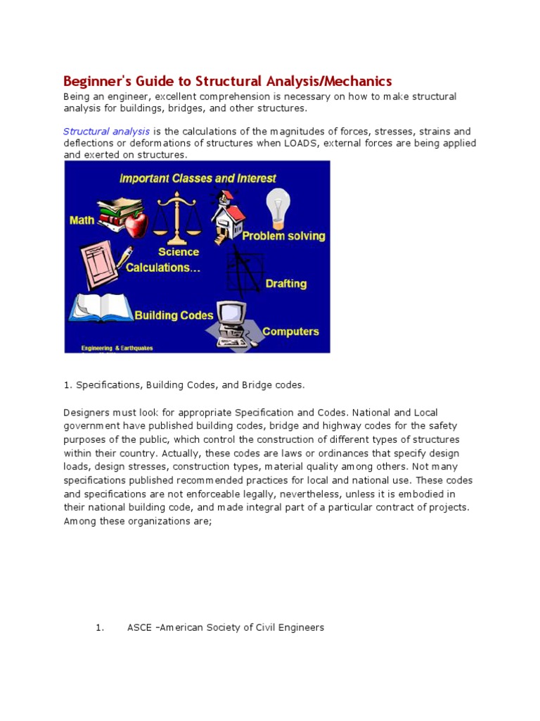 Structural Analysis Fundamentals Guide | PDF | Beam (Structure ...