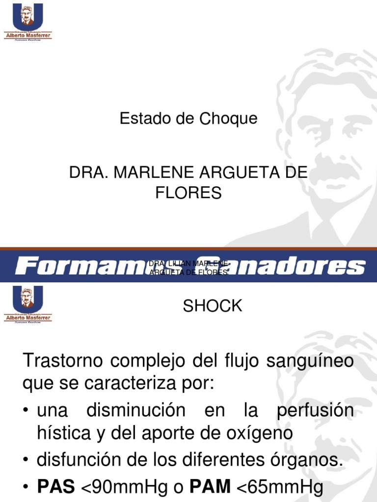 Shock | PDF | Choque (circulatorio) | Especialidades Medicas