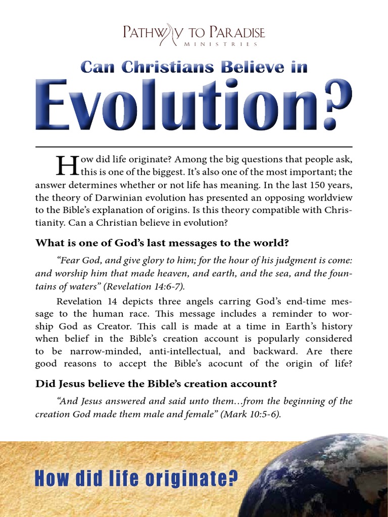 Can Christians Believe in Evolution? | The Gospel | Jesus