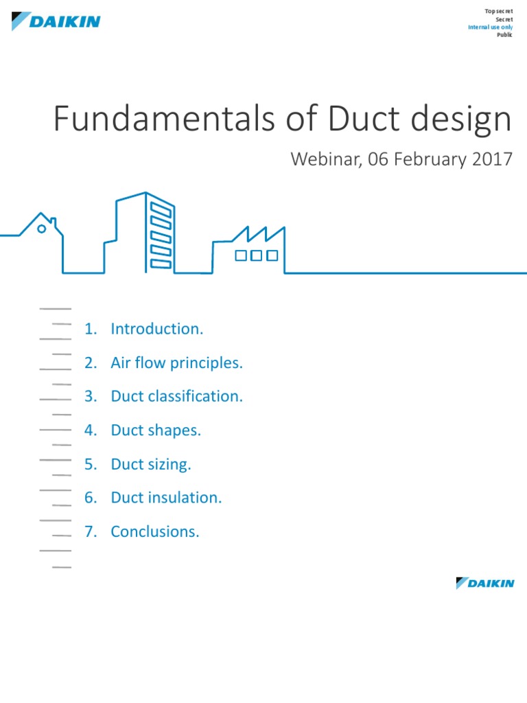 Fundamentals of Duct Design | PDF | Duct (Flow) | Reynolds Number