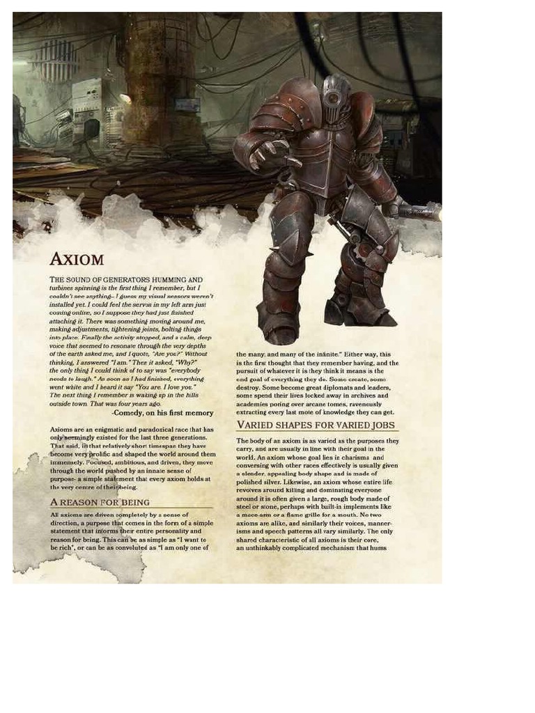 Axiom | PDF
