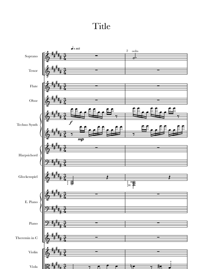 Shifty Boo Mansion | PDF | Symphony Orchestras | Musical Compositions