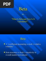 Beta-Formula-Excel-Template | PDF | Beta (Finance) | Equity Securities