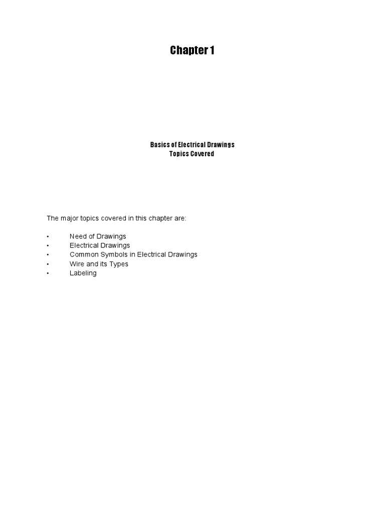 Basics of Electrical Drawings | PDF | Wire | Electrical Connector