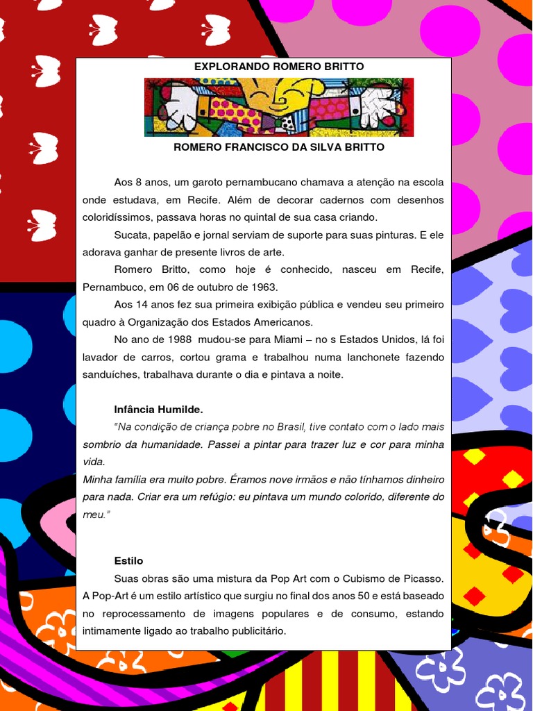 Biografia Romero Britto
