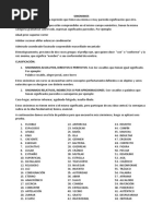 Vocabulario Quinto Grado | PDF