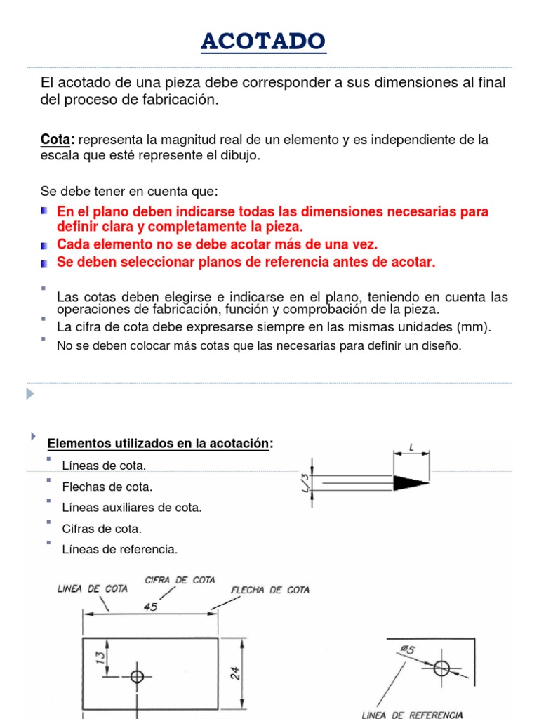 Acotado | PDF | Eje | Dimensión