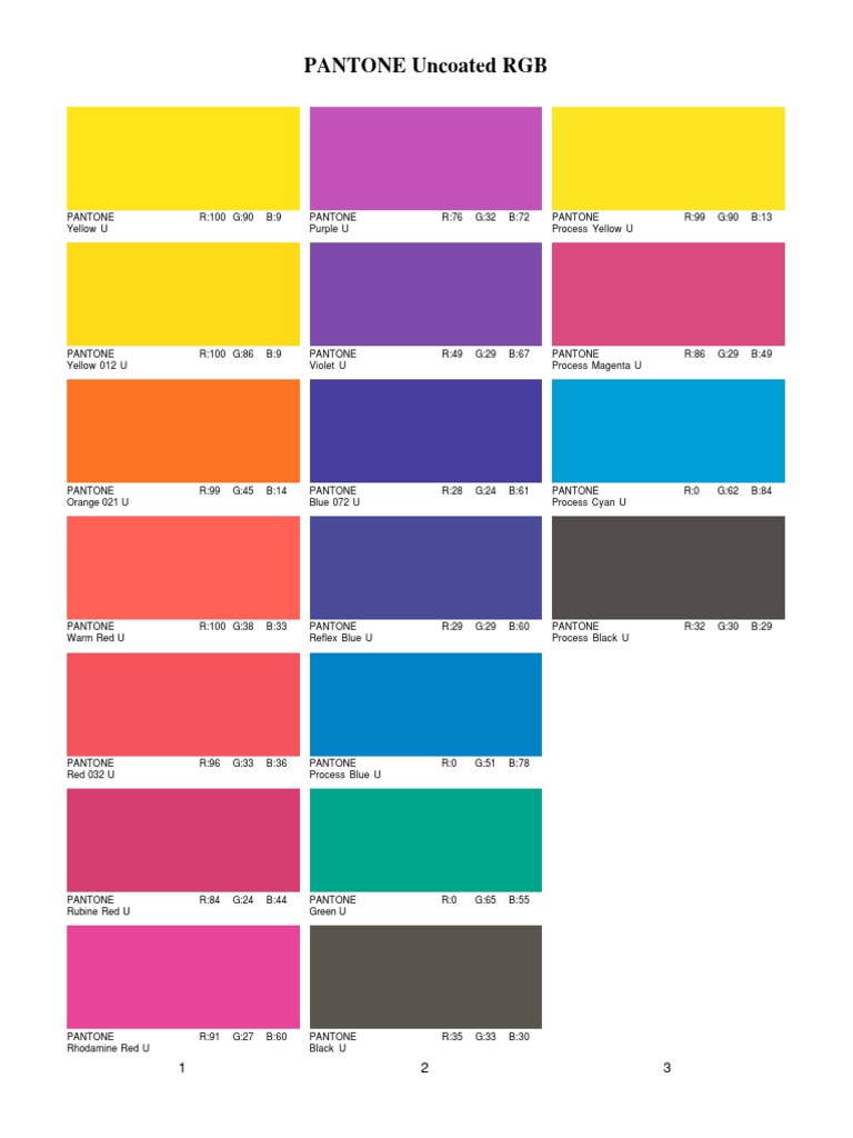 Pantone | Yellow | Magenta