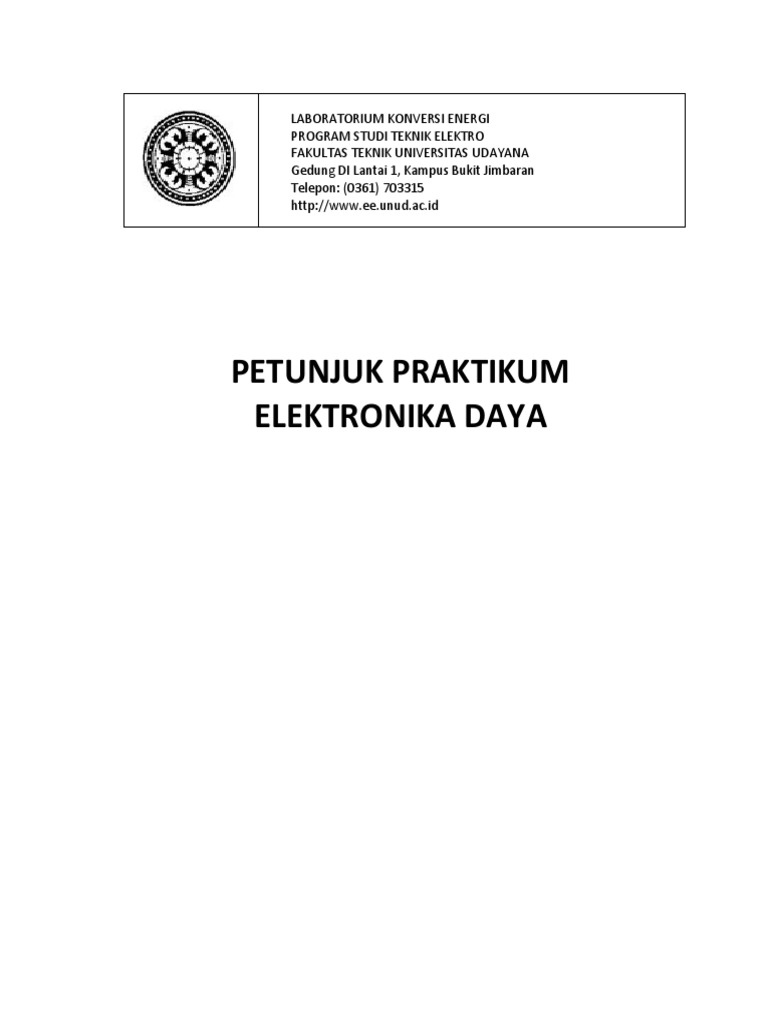 Modul Praktikum ELda | PDF
