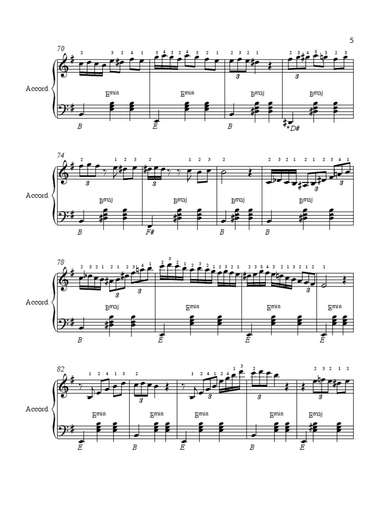 Analysis of a Complex Musical Score Through Identification of Musical ...