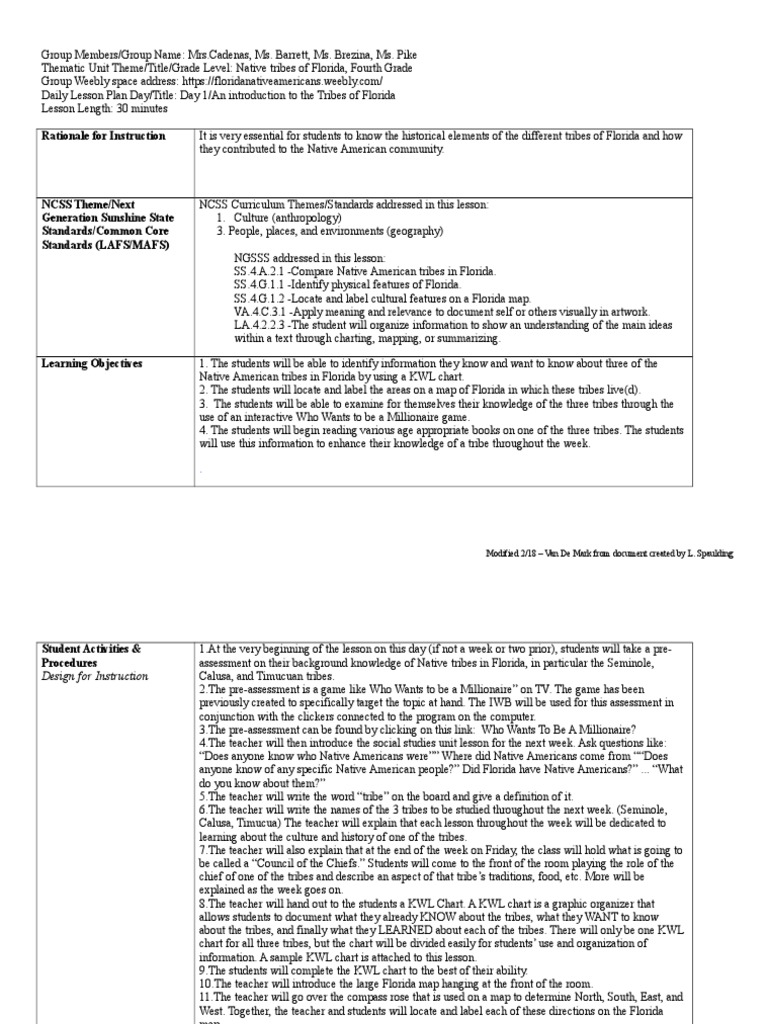 Tribes | PDF | Lesson Plan | Behavior Modification