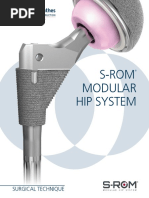 015 Exeter V40 Femoral Stem Using Modular Broach Surgical Technique For ...