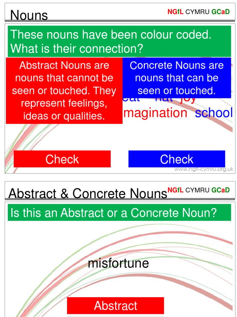 Understanding Nouns: Concrete vs Abstract | PDF | Cognitive Science ...