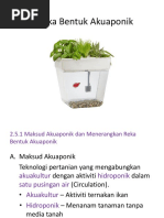 Modul RBT t2 - Reka Bentuk Akuaponik | PDF | Griya & Taman | Sains & Matematika