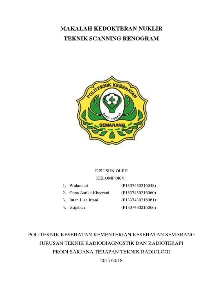Teknik Scanning Renogram Kelompok9 T | PDF