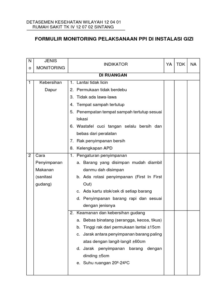 Monitoring Gizi | PDF