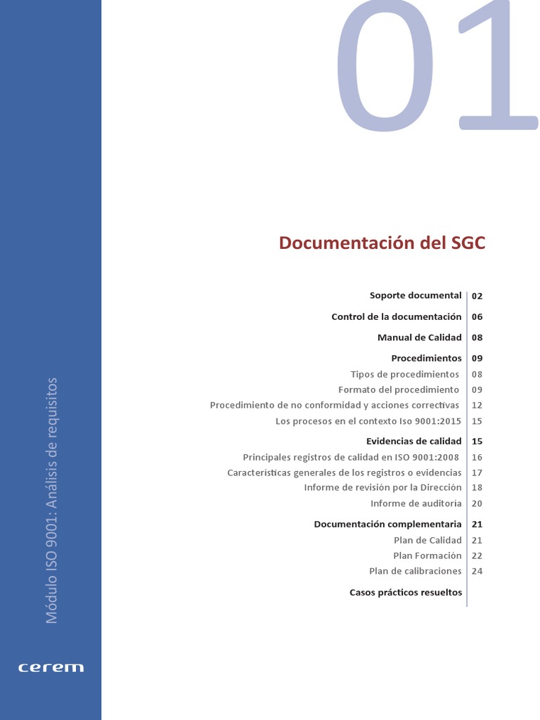 Documentación Del SGC | PDF | Gestión de la calidad | Calidad (comercial)