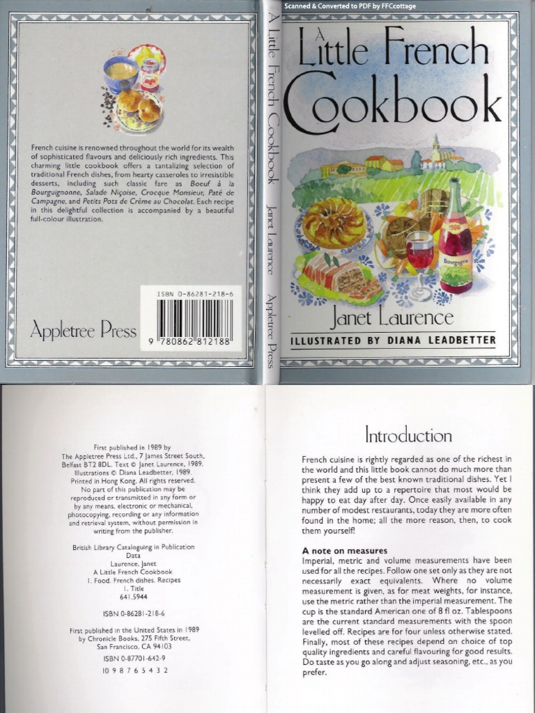 A Little French Cookbook | PDF | Salad | Food And Drink Preparation