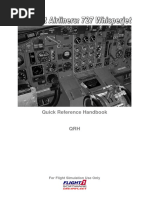 Boeing 777 Checklist | PDF | Takeoff | Cockpit