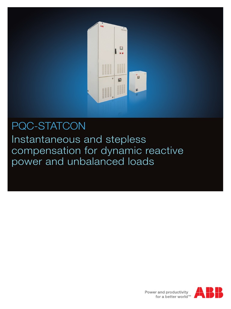 Abb PQC Statcon Brochure | PDF | Ac Power | Electric Power